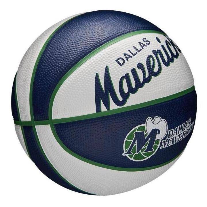 Ballon de Basket Wilson Retro Mini Dallas Mavericks Taille 3