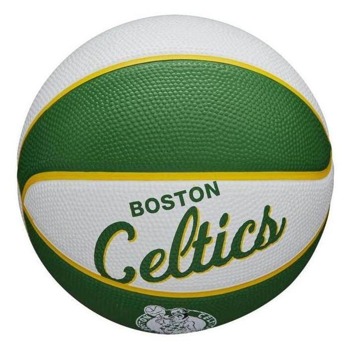 Ballon de Basket Wilson Retro Mini Boston Celtics Taille 3