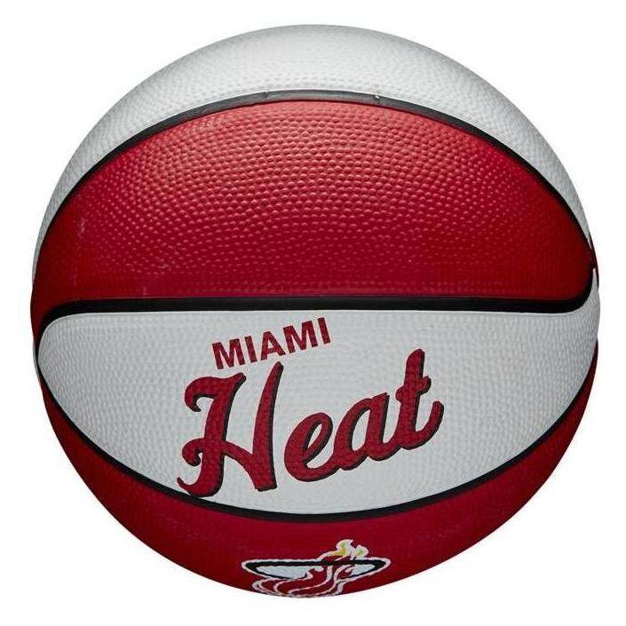 Ballon de Basket Wilson Retro Mini Miami Heat Taille 3